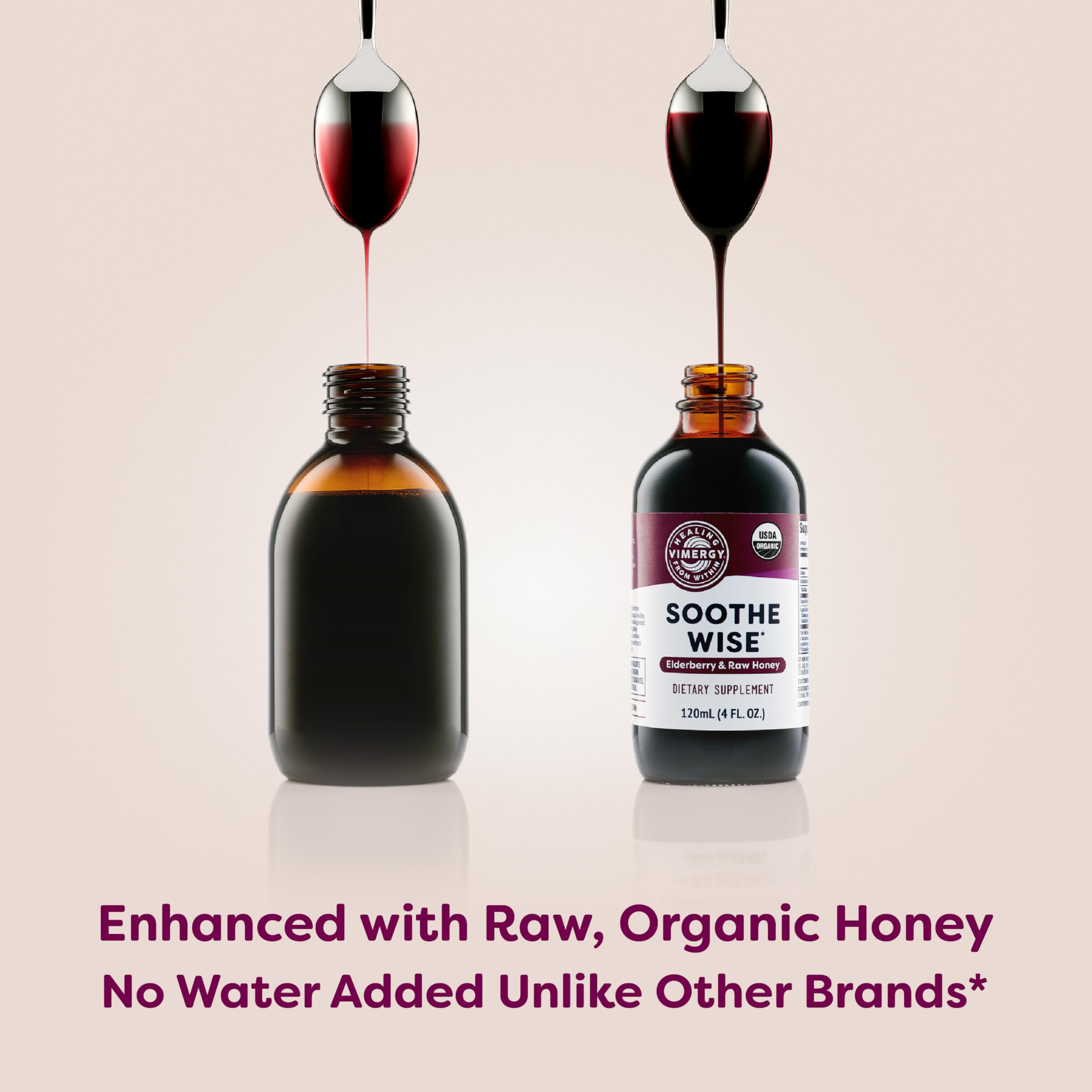 pure elderberry syrup with honey