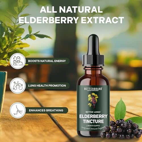 pure elderberry tincture for holistic health