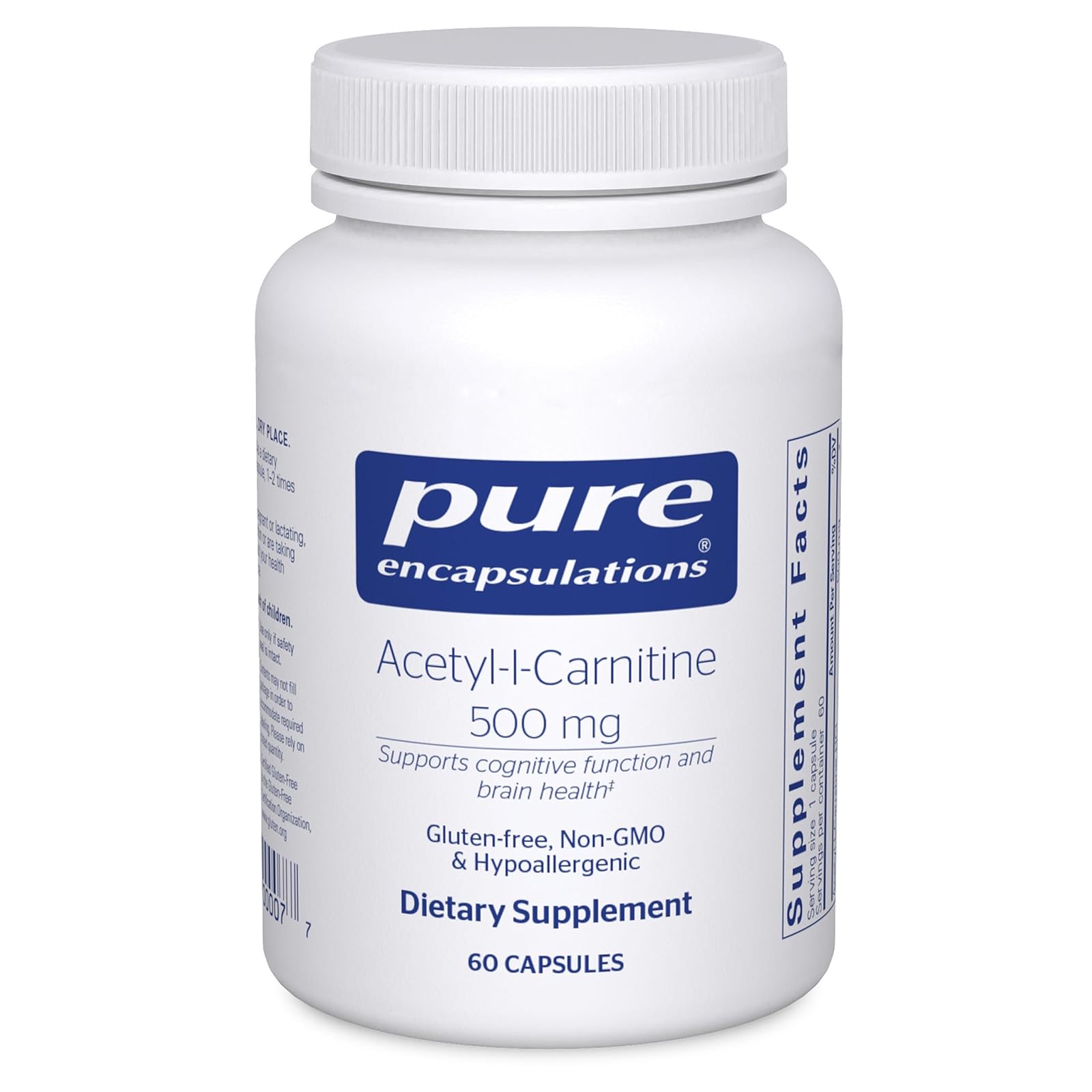 pure encapsulations acetyl l-carnitine benefits