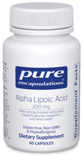 pure encapsulations alpha lipoic acid capsules