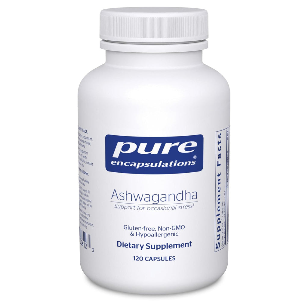 pure encapsulations ashwagandha capsules
