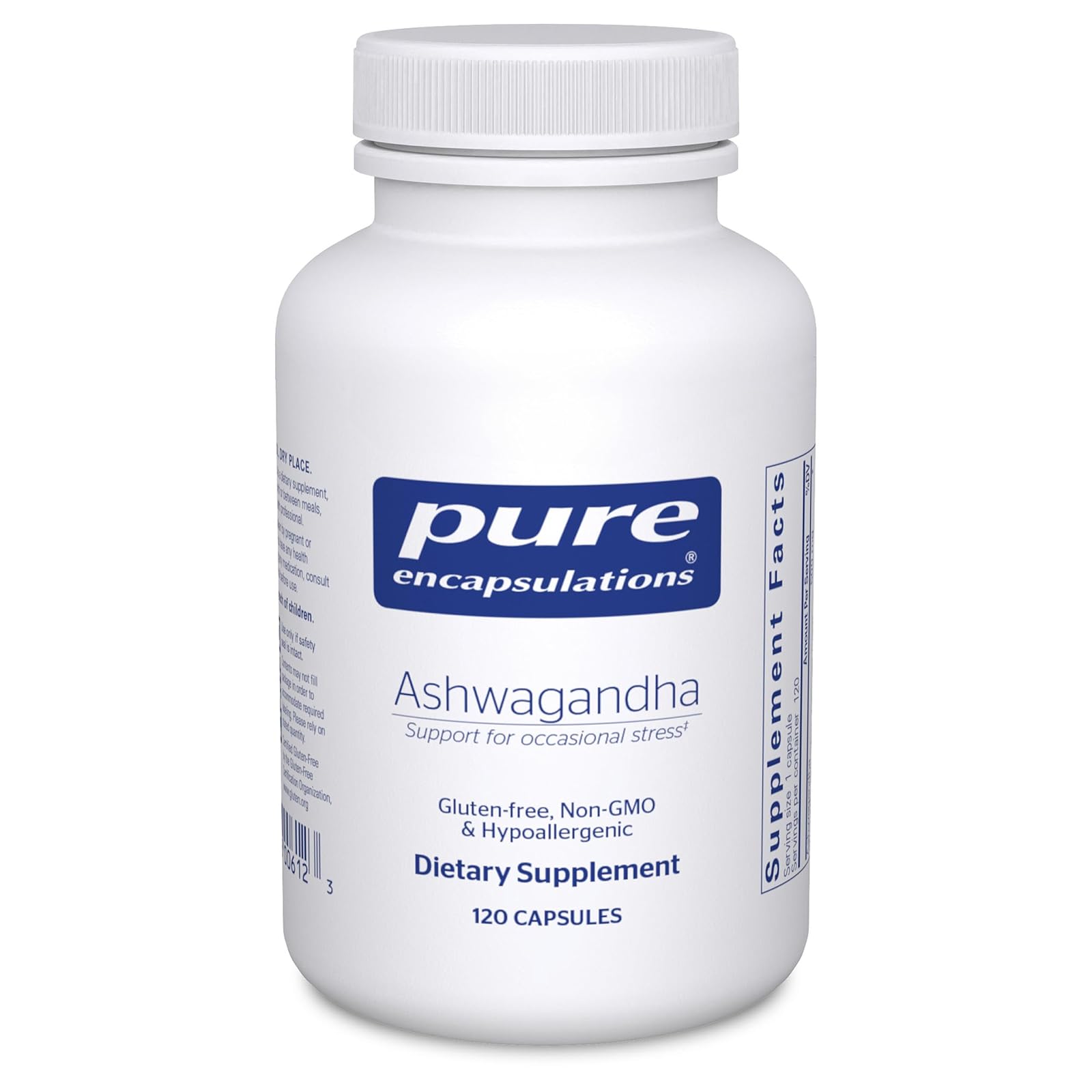 pure encapsulations ashwagandha capsules