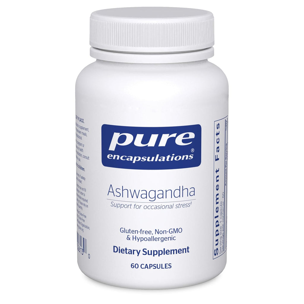 pure encapsulations ashwagandha capsules