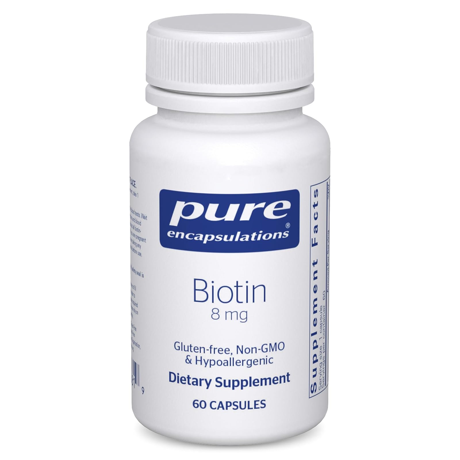 pure encapsulations biotin 8 mg capsules