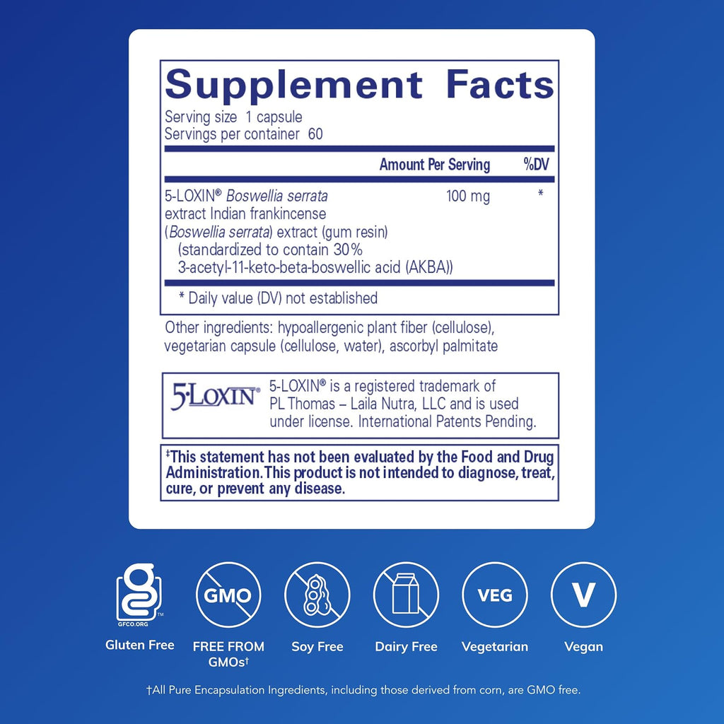 Pure Encapsulations Boswellia capsules