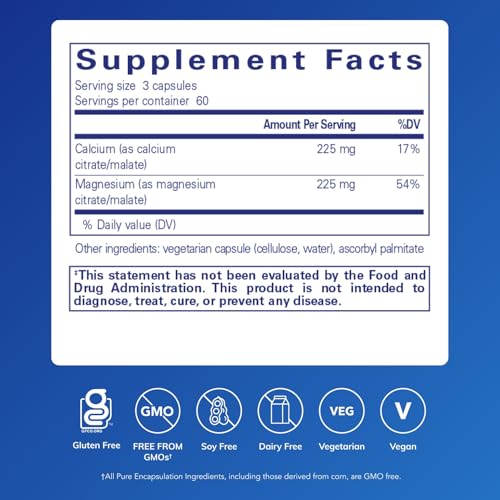 pure encapsulations calcium capsules