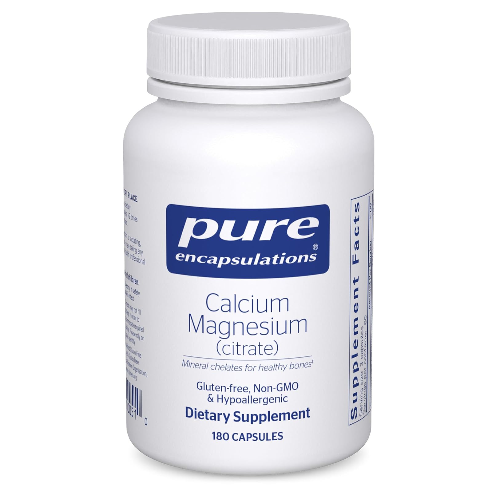 pure encapsulations calcium citrate capsules
