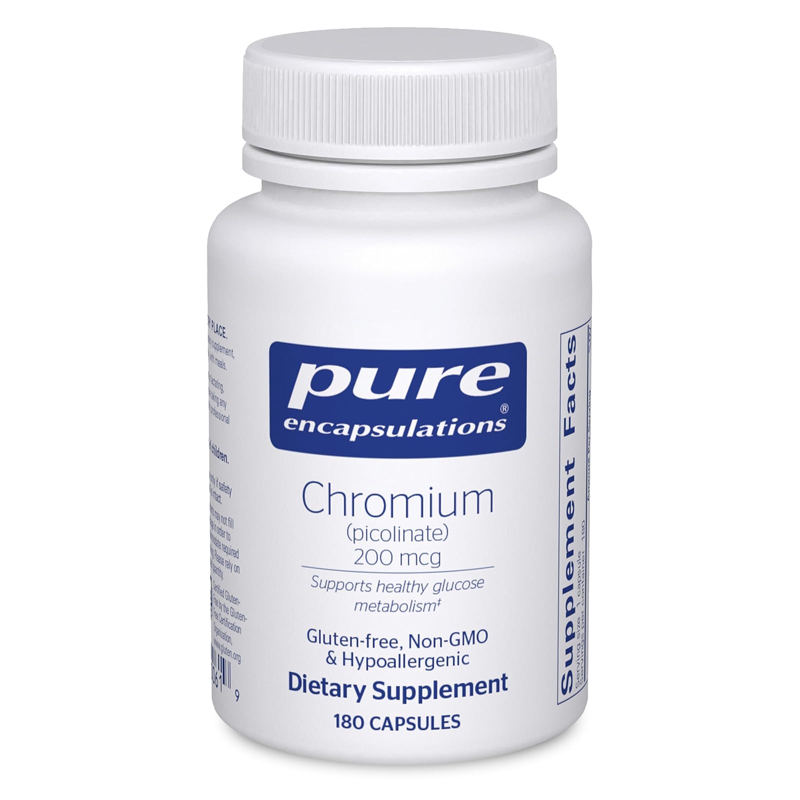 Pure Encapsulations chromium picolinate capsules
