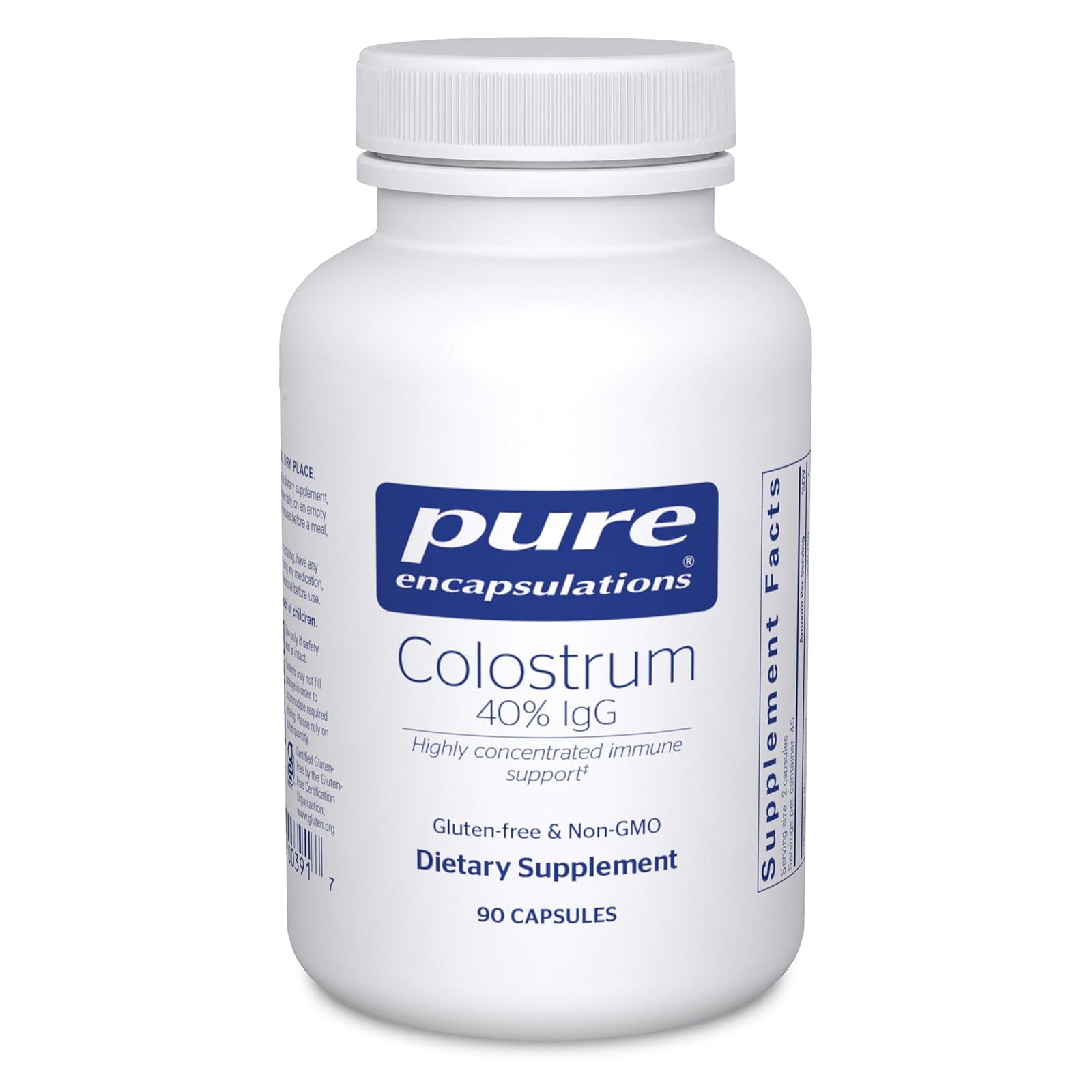 Pure Encapsulations colostrum capsules for wellness