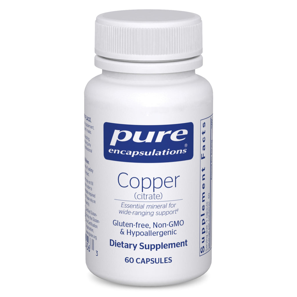pure encapsulations copper citrate supplement