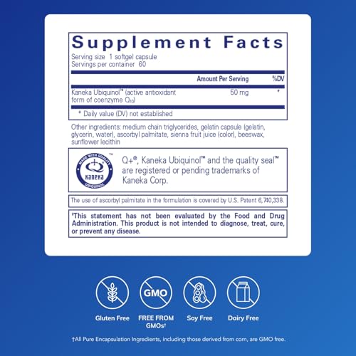 pure encapsulations coq10 softgels