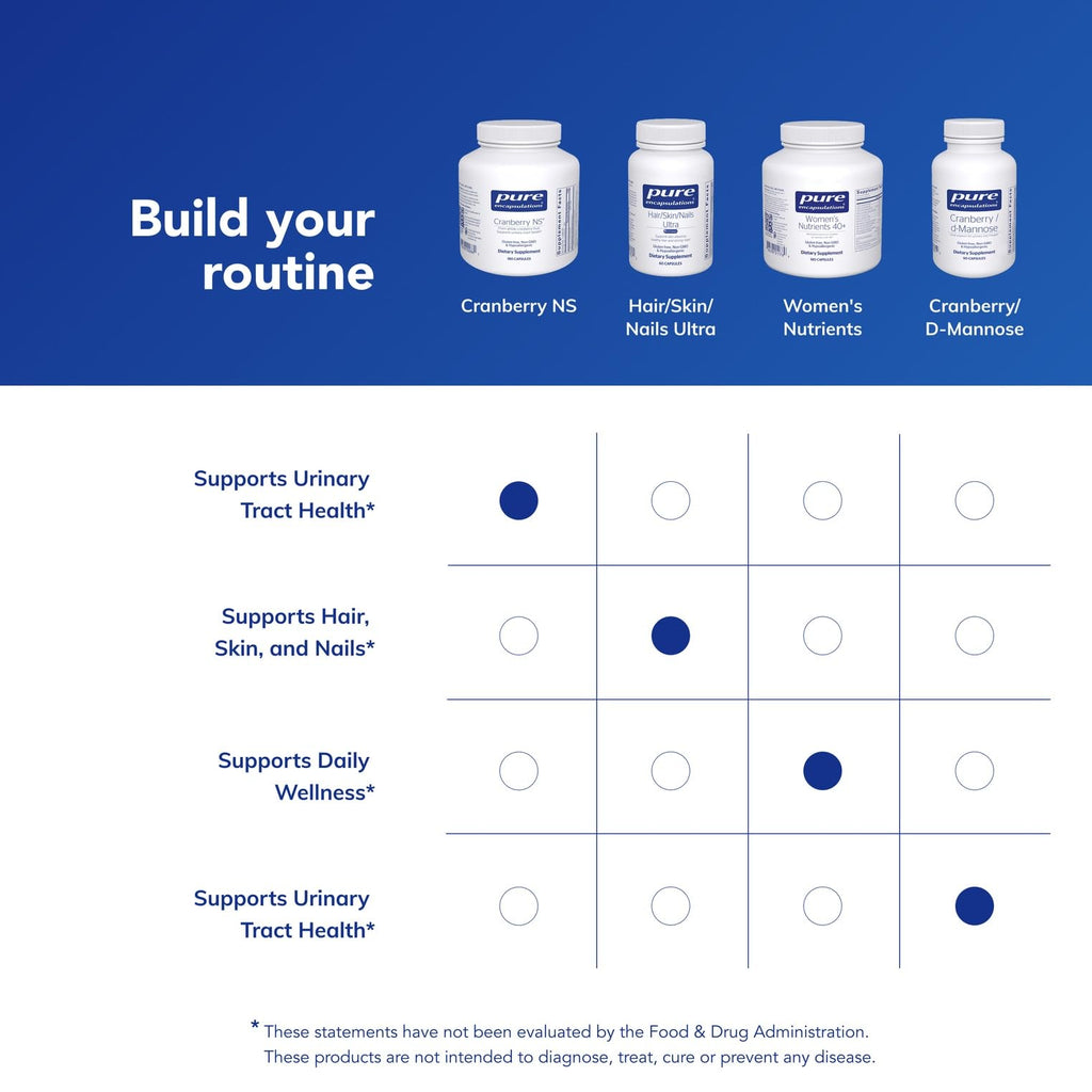 pure encapsulations cranberry for antioxidant protection