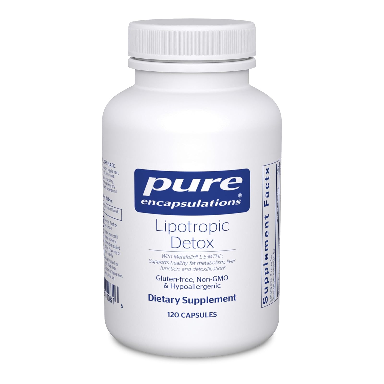 Pure Encapsulations detox tea capsules