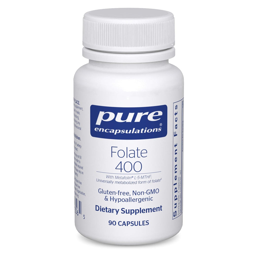 Pure Encapsulations folate 400 mcg capsules