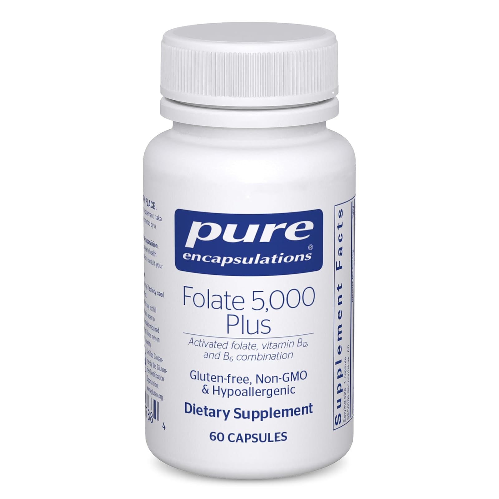 Pure Encapsulations folate 5000 capsules