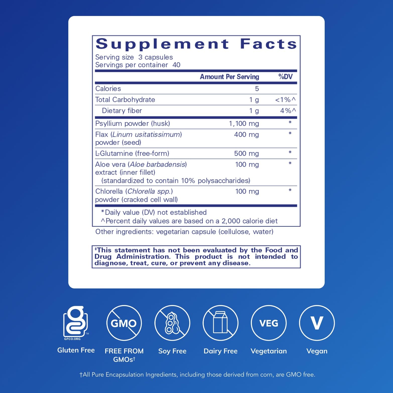 Pure Encapsulations G.I. Fortify capsules
