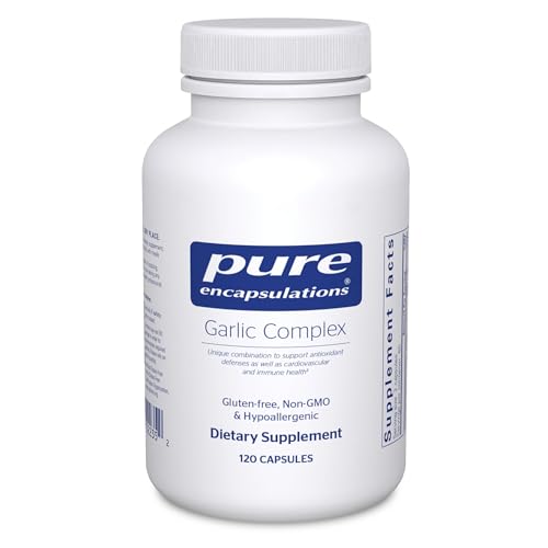pure encapsulations garlic complex capsules