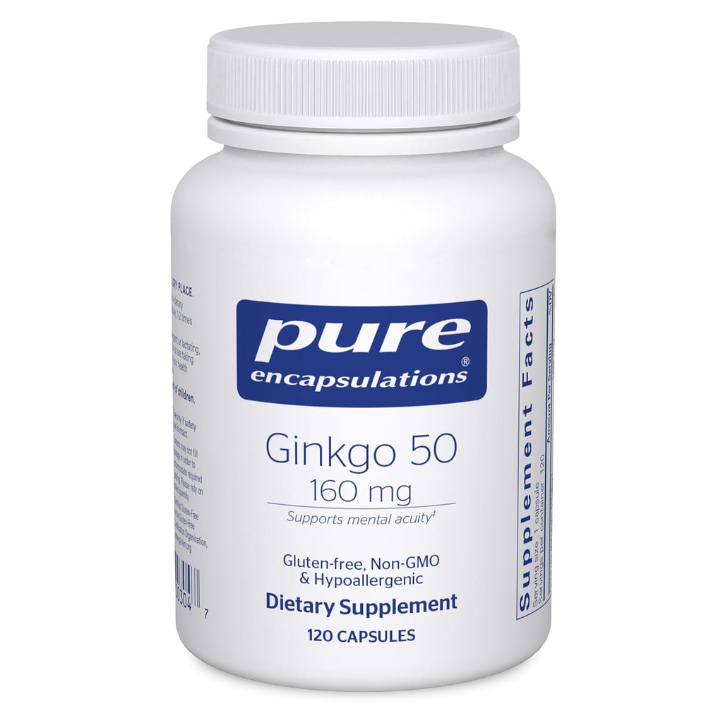 pure encapsulations ginkgo biloba capsules