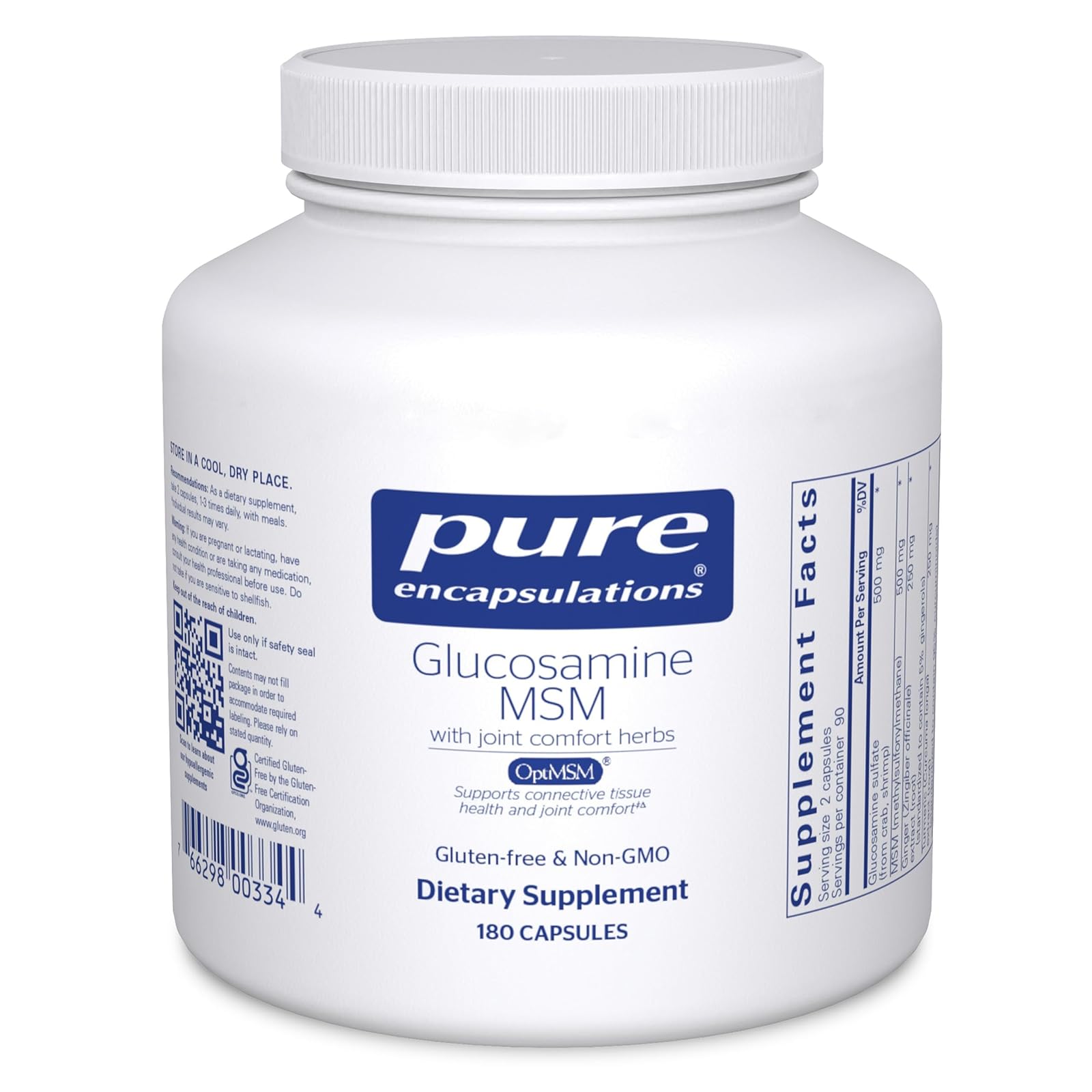 pure encapsulations glucosamine capsules