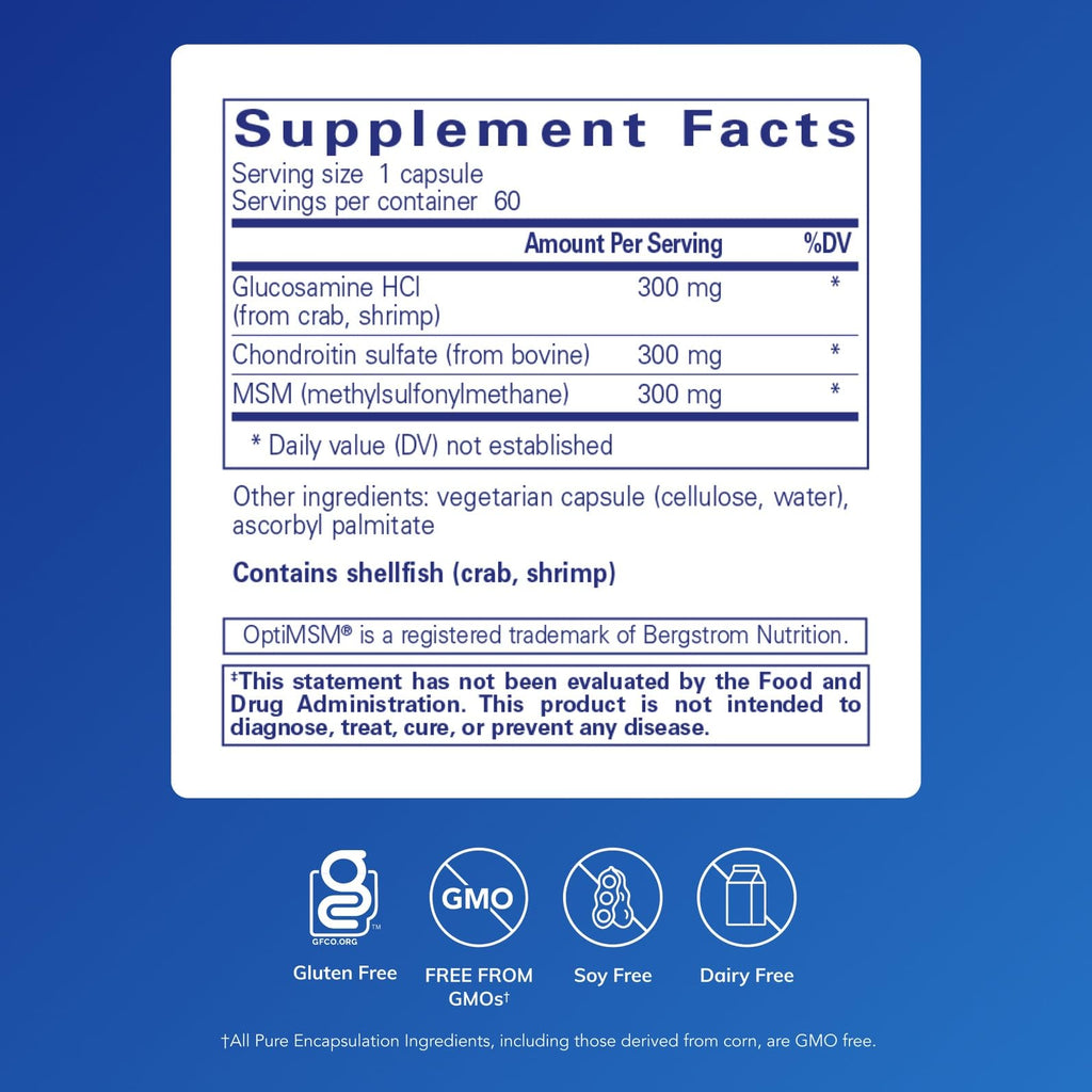 pure encapsulations glucosamine capsules