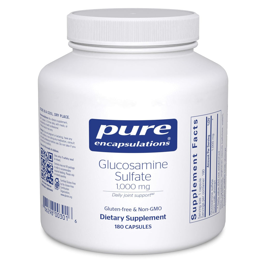 pure encapsulations glucosamine sulfate capsules