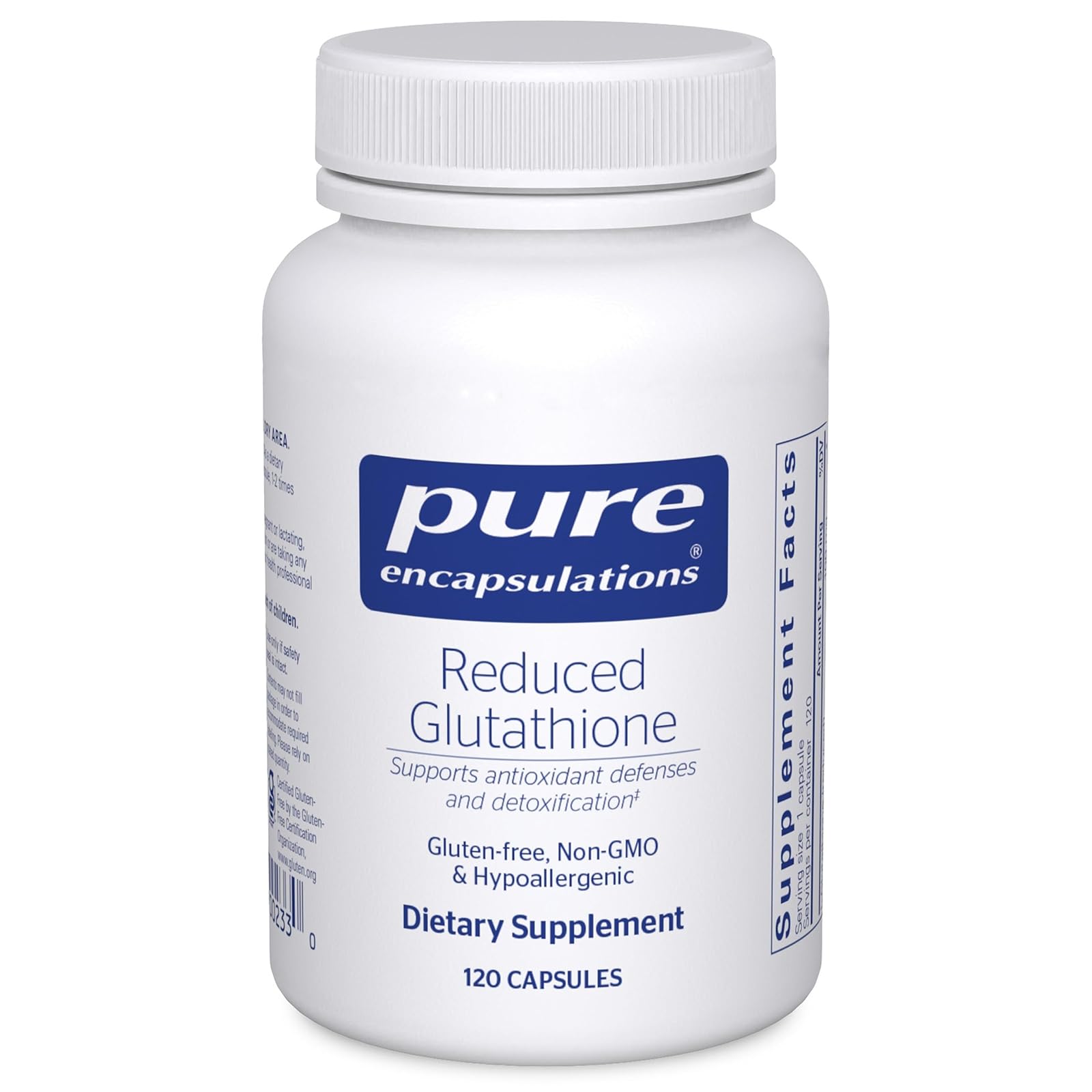 Pure Encapsulations glutathione capsules