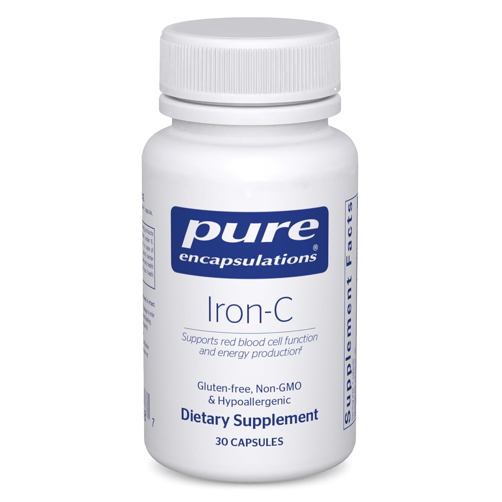 pure encapsulations iron supplement for women