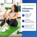 pure encapsulations l-glutamine for gut health