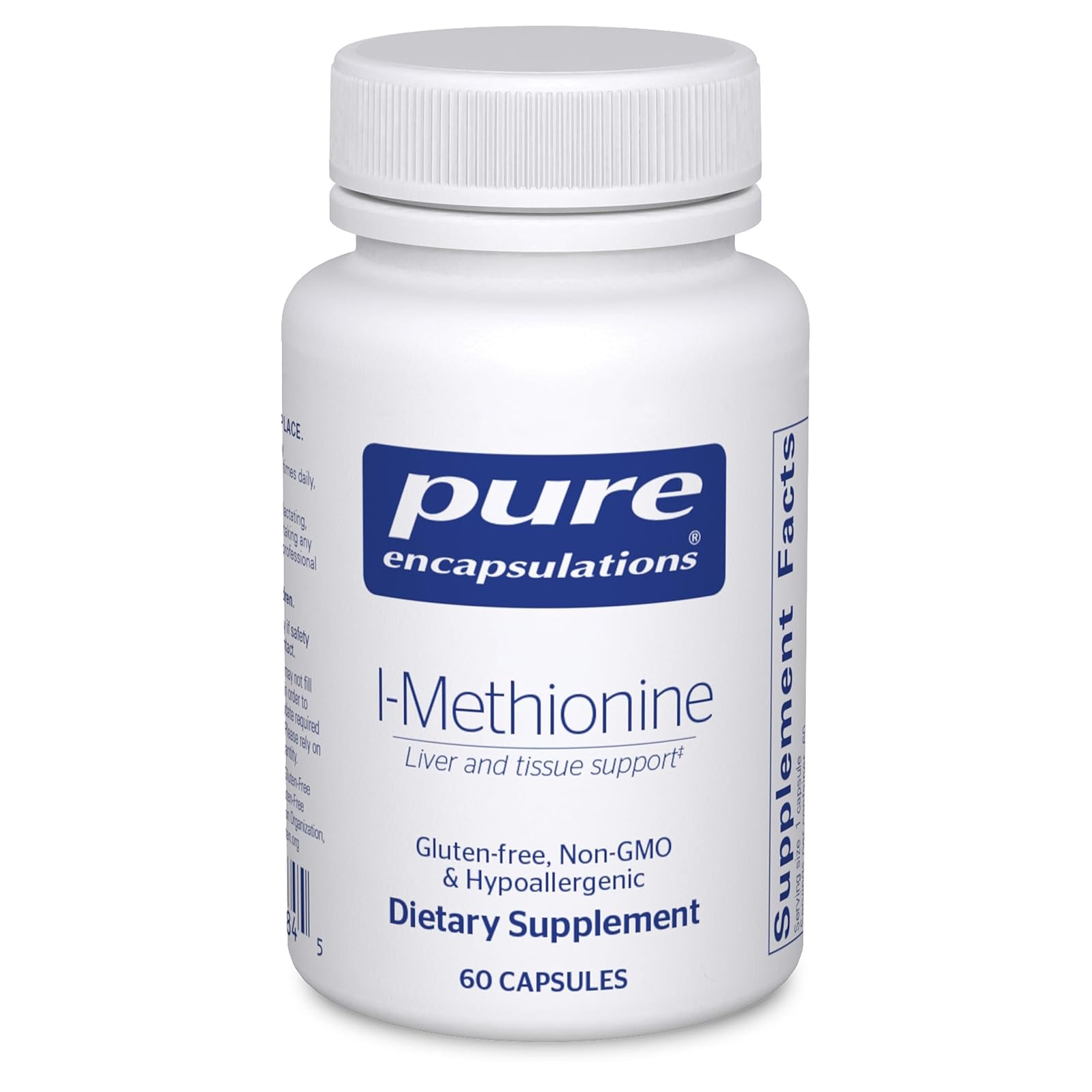 pure encapsulations l-methionine capsules