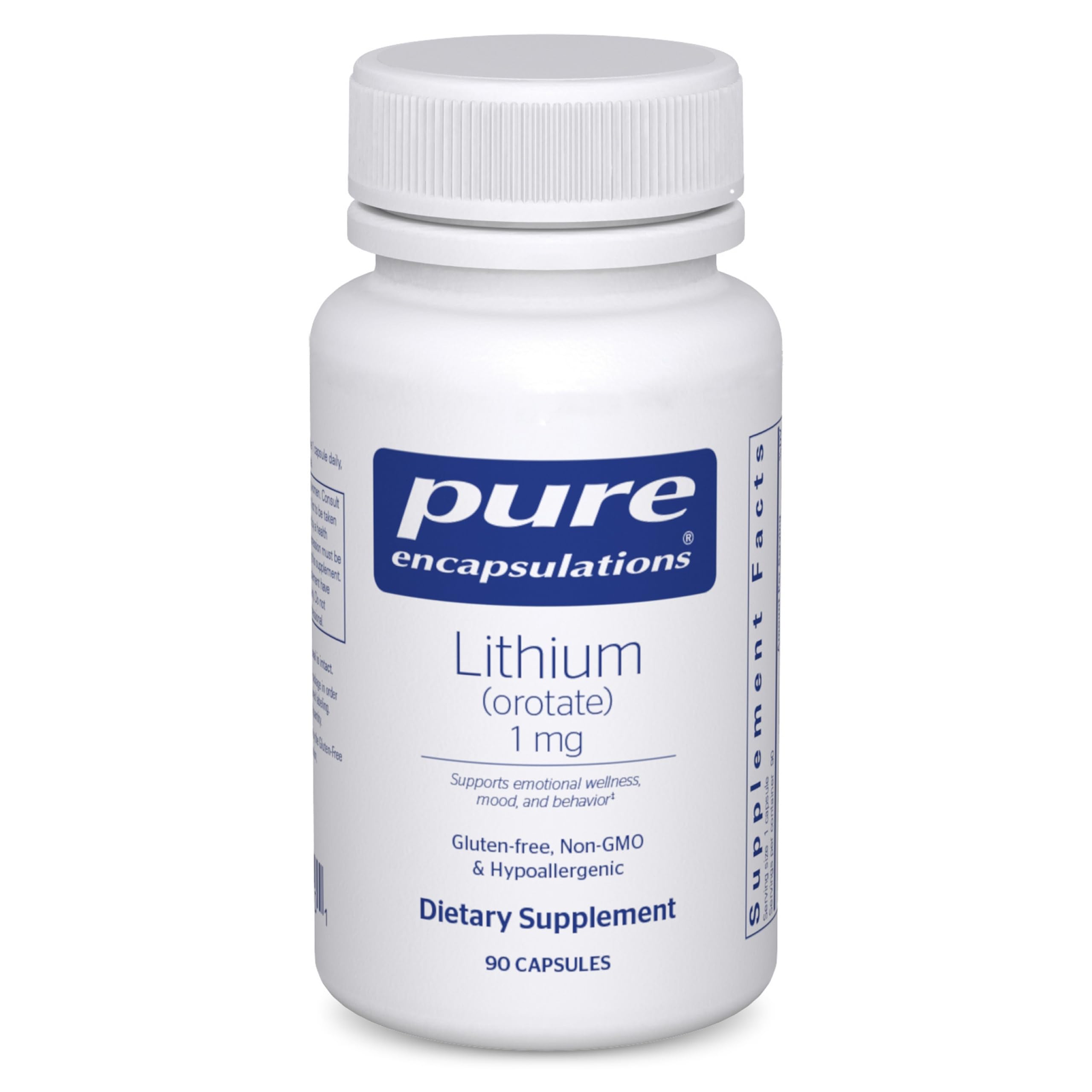 Pure Encapsulations Lithium Orotate capsules
