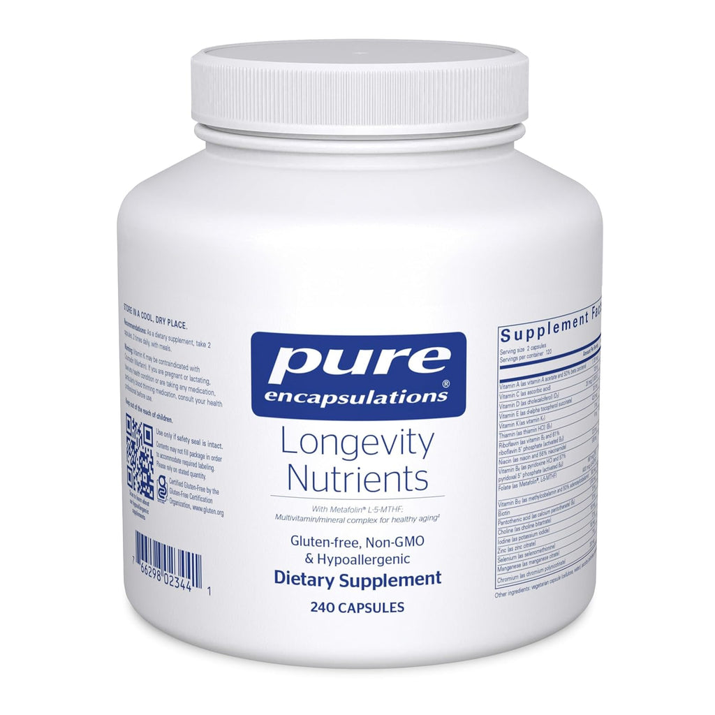 Pure Encapsulations longevity multivitamins