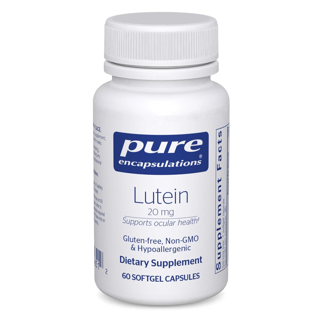 Pure Encapsulations Lutein softgel capsules