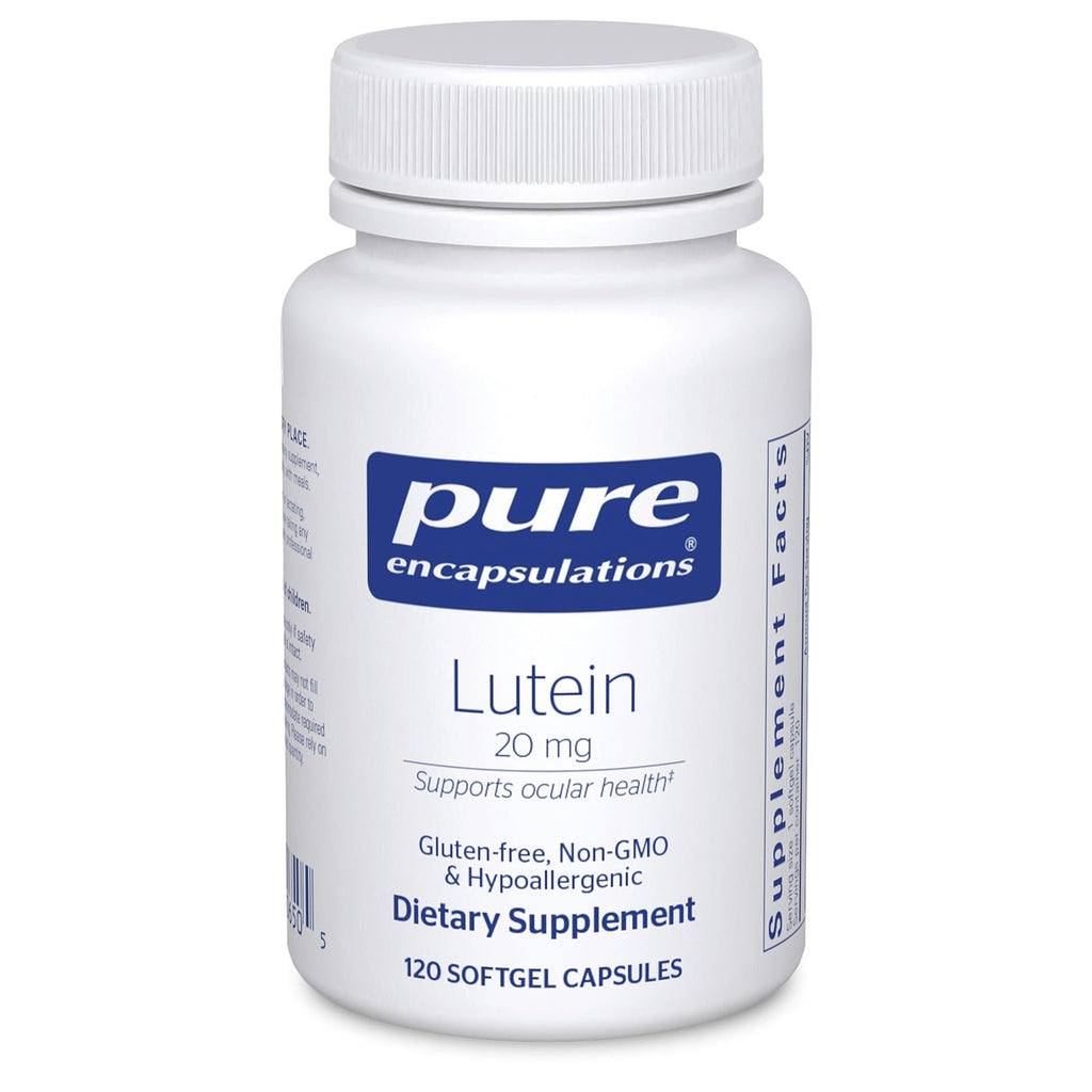 Pure Encapsulations lutein softgels for eye health