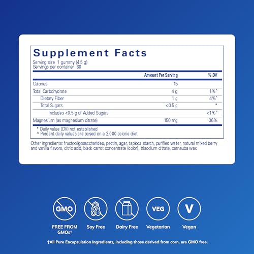 pure encapsulations magnesium for stress relief