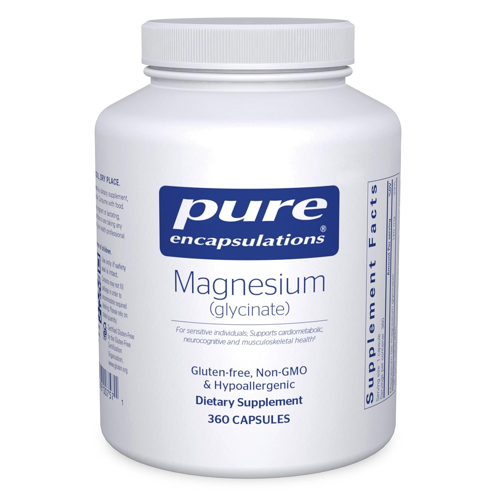 Pure Encapsulations magnesium glycinate capsules