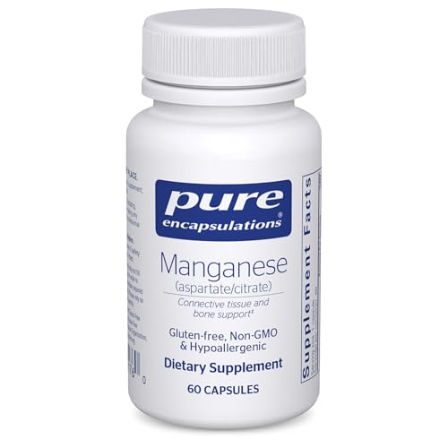 pure encapsulations manganese supplement