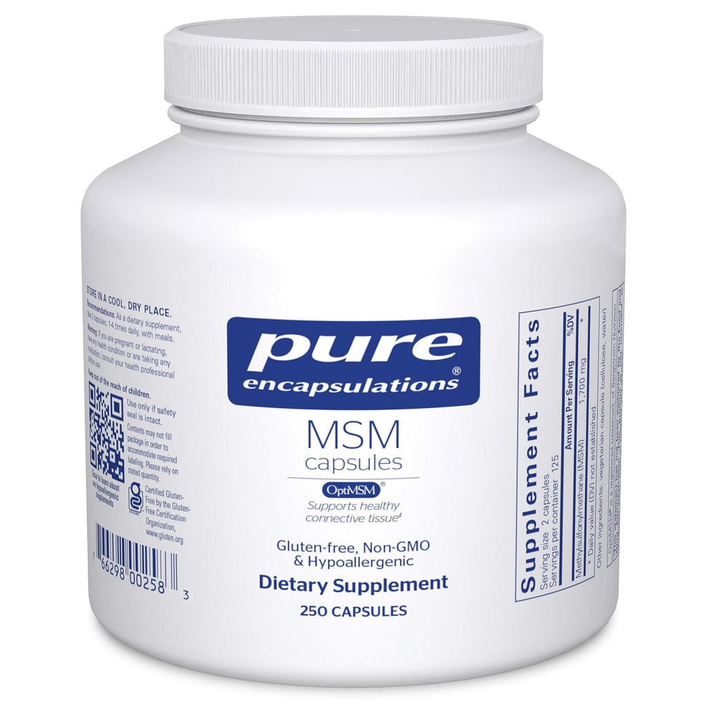 pure encapsulations msm joint support