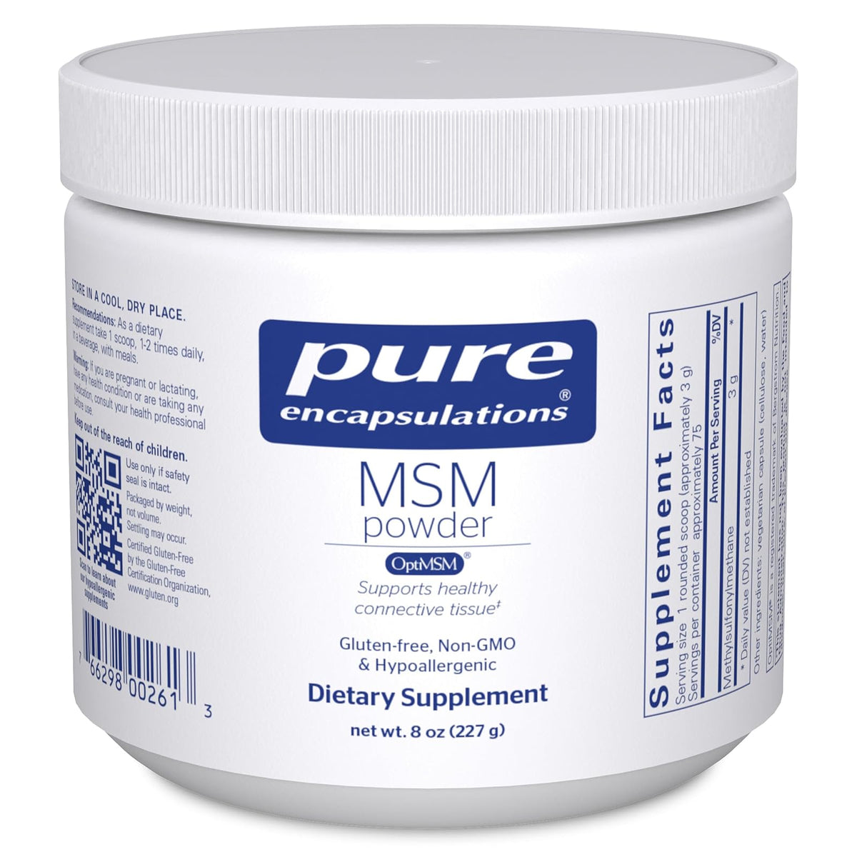 pure encapsulations msm powder for joint health