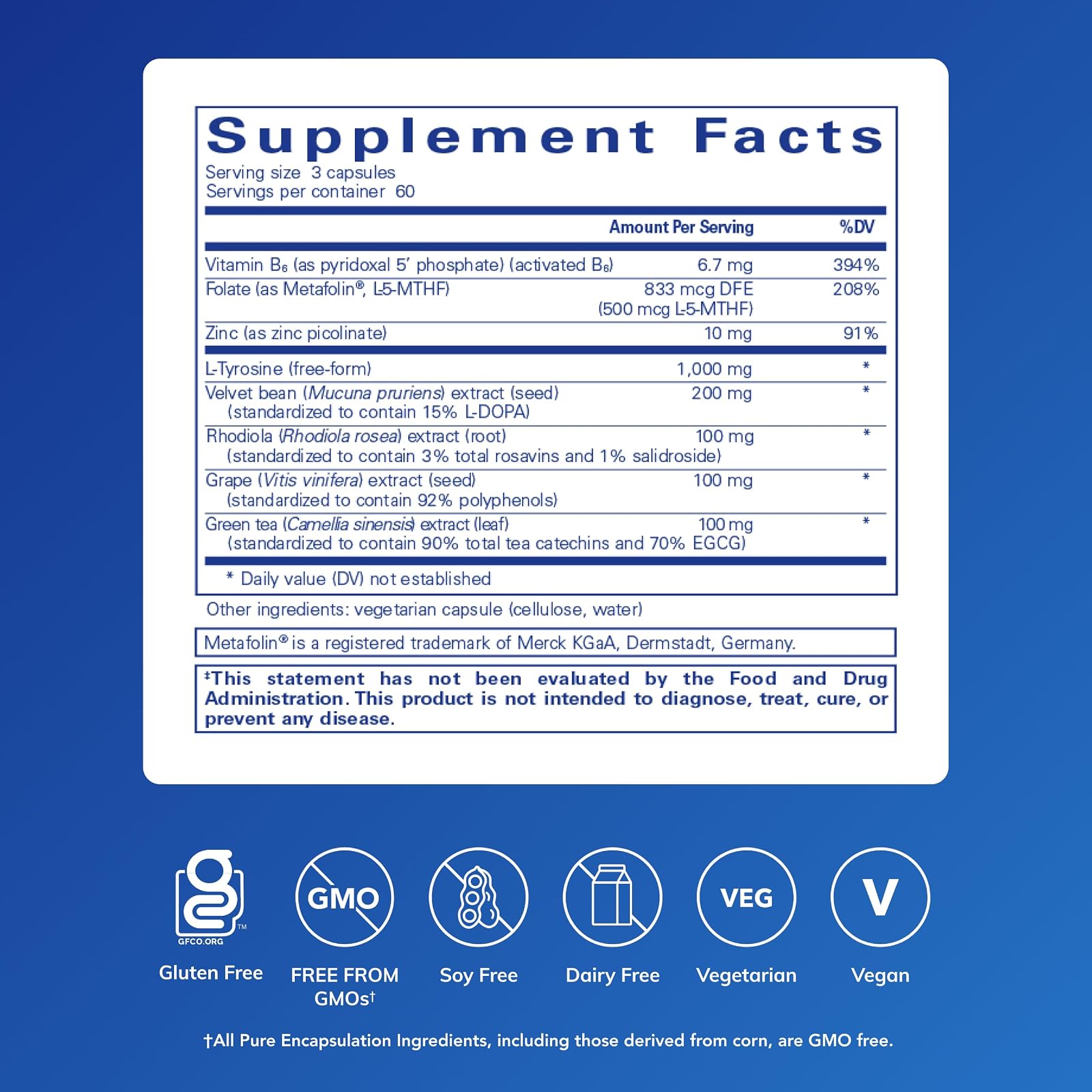 Pure Encapsulations multivitamin for men