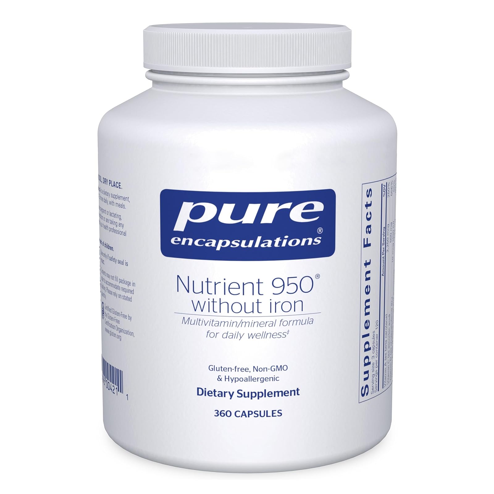 Pure Encapsulations multivitamins for daily health
