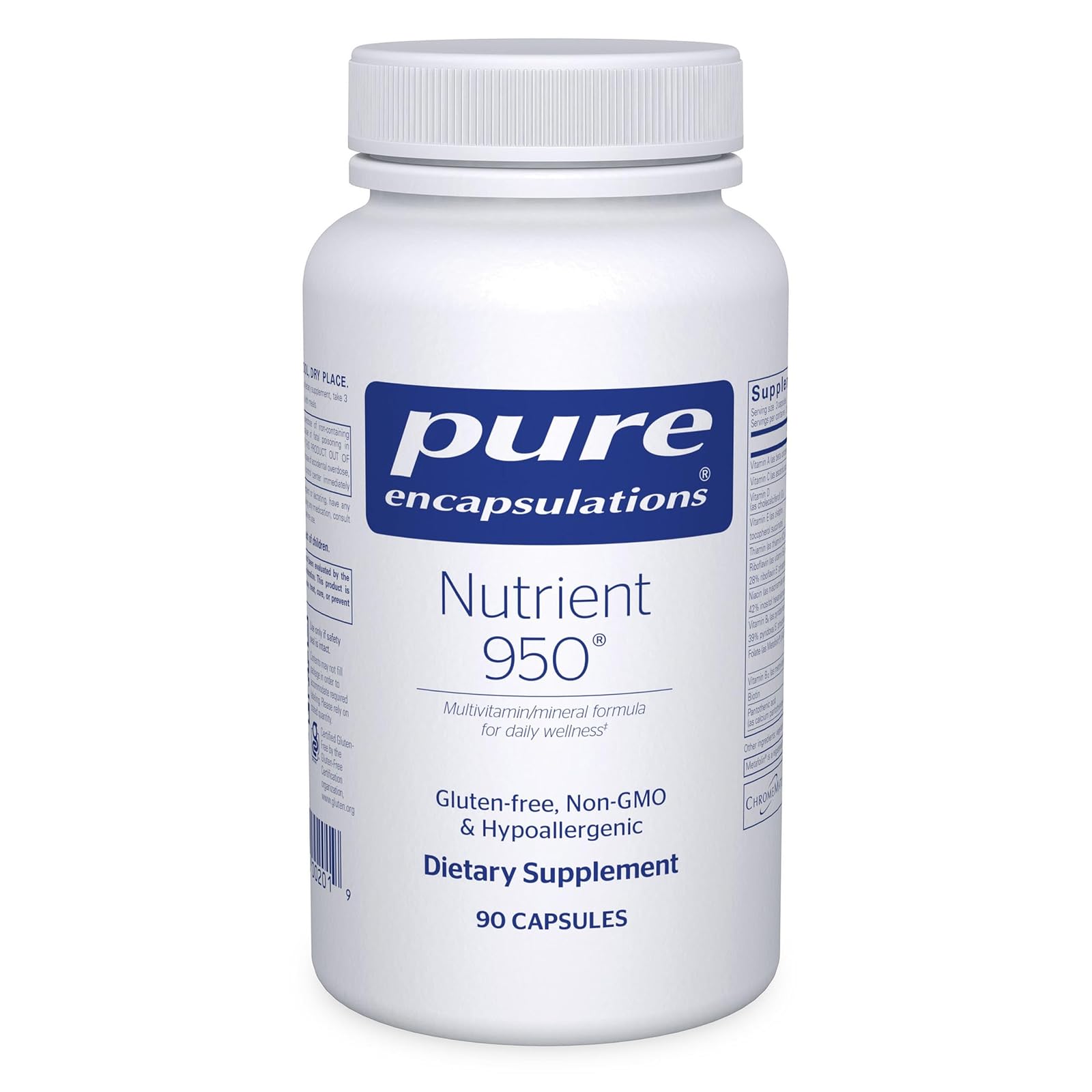Pure Encapsulations Nutrient 950 multivitamins