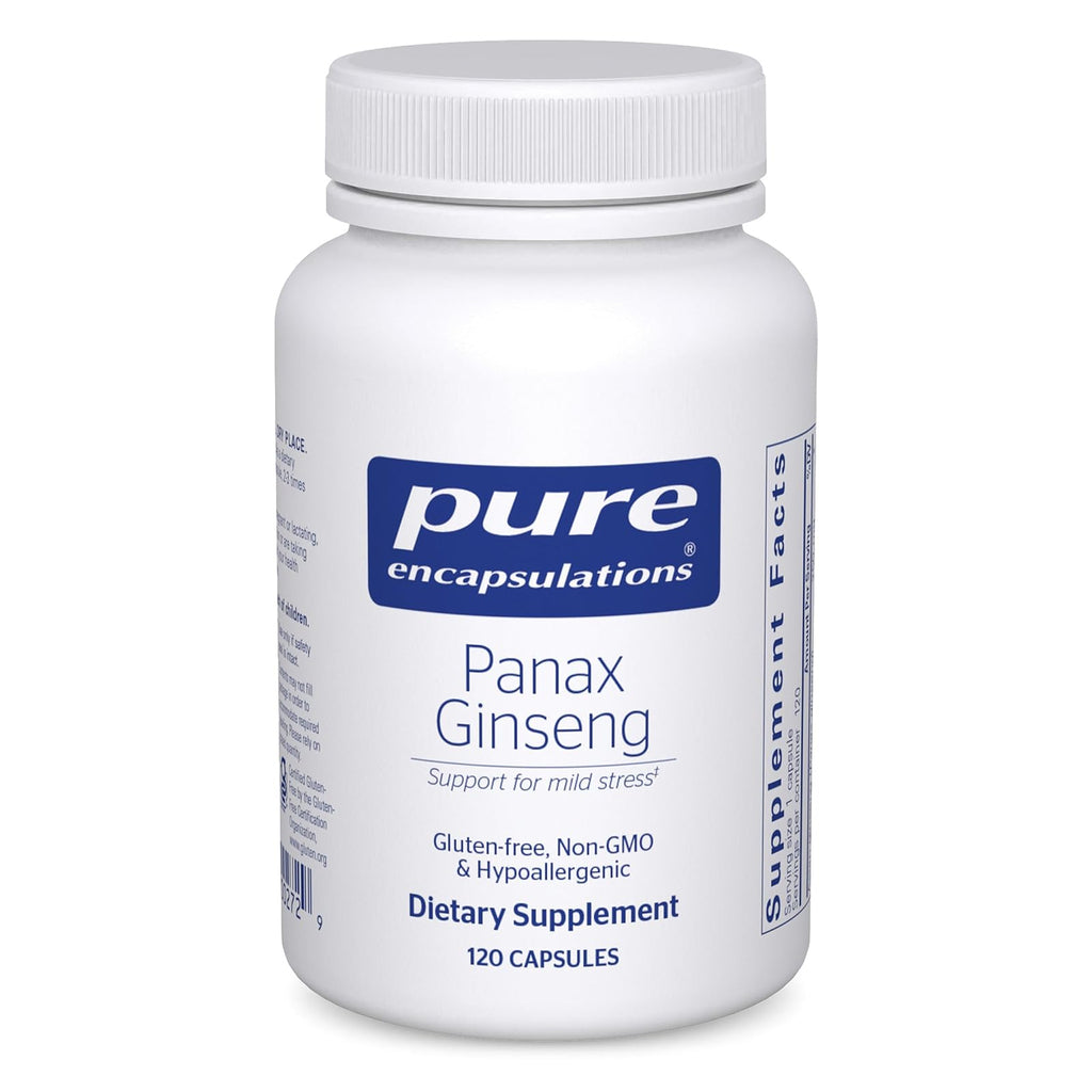 pure encapsulations panax ginseng capsules
