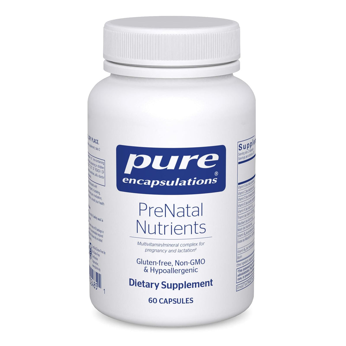 pure encapsulations prenatal vitamins for moms