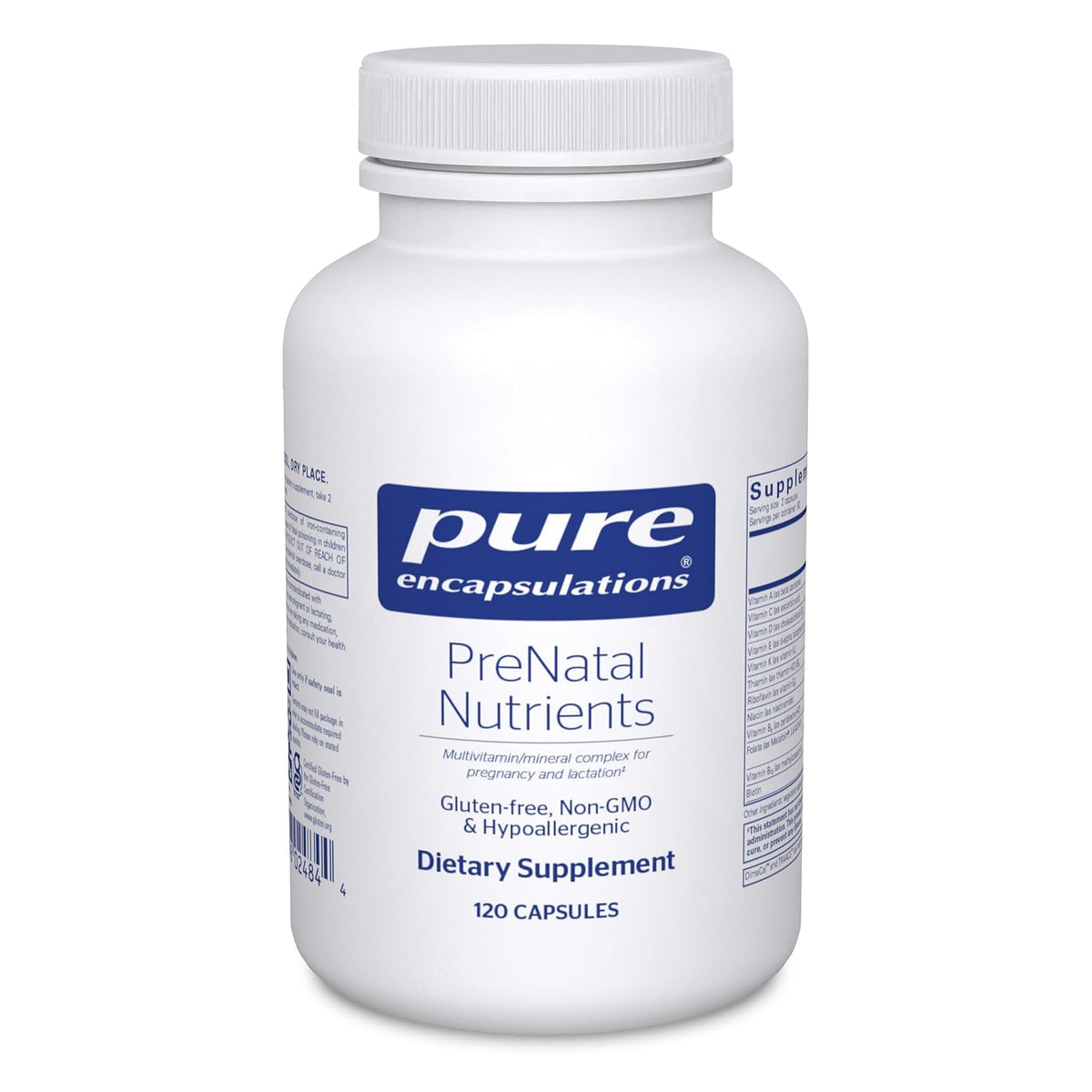 pure encapsulations prenatal vitamins for mothers