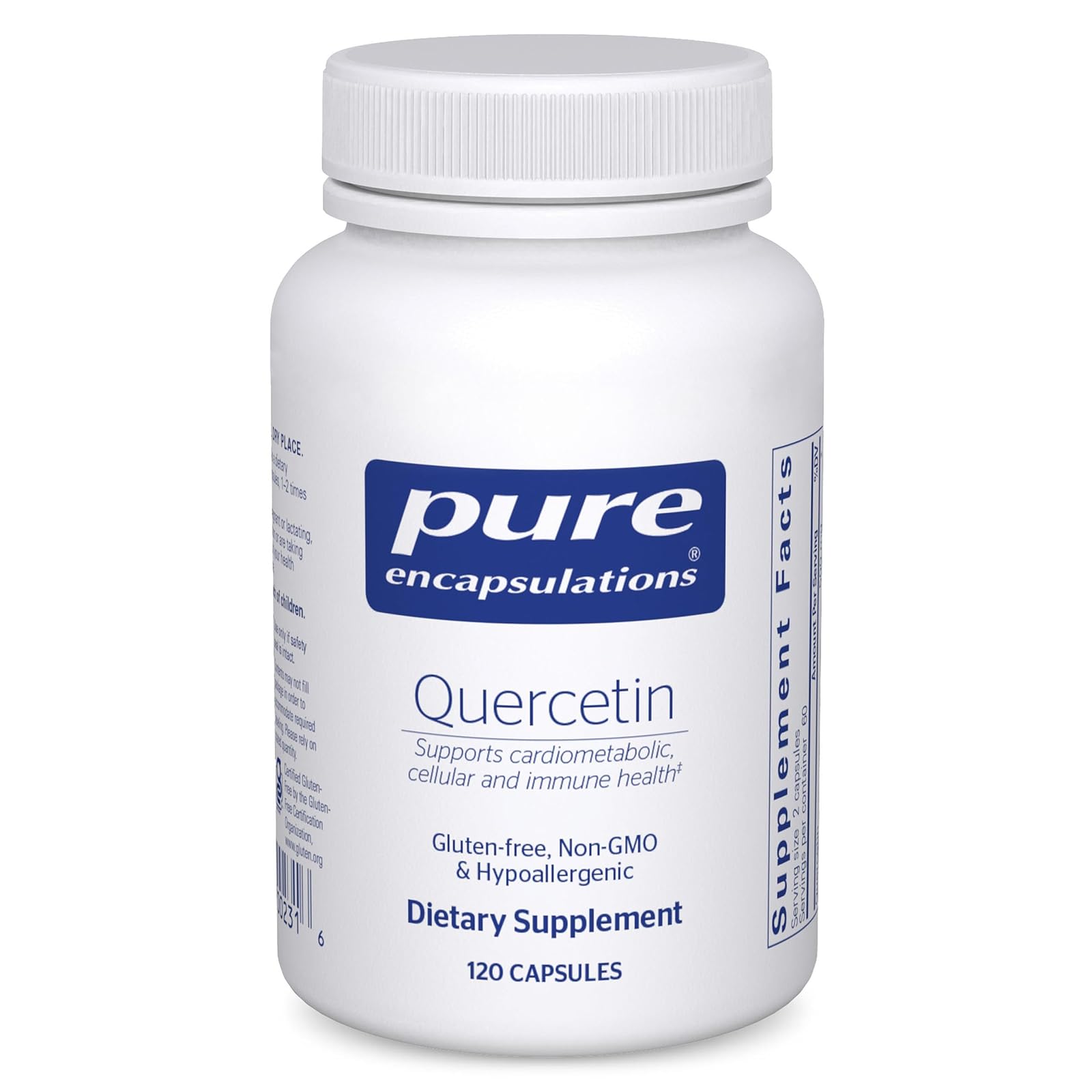 pure encapsulations quercetin 500 mg capsules