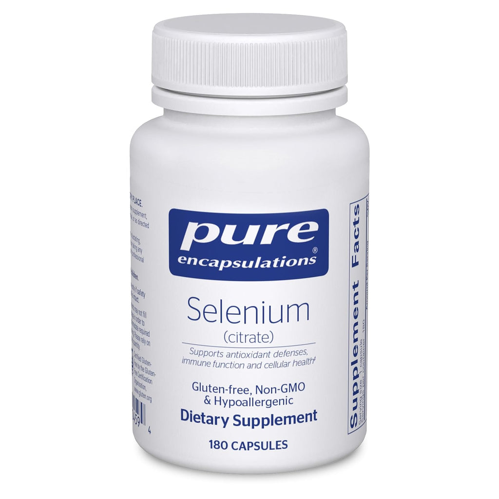 Pure Encapsulations selenium supplement capsules