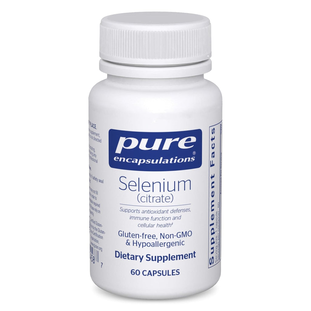 Pure Encapsulations selenium supplement capsules