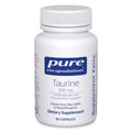 pure encapsulations taurine supplement capsules