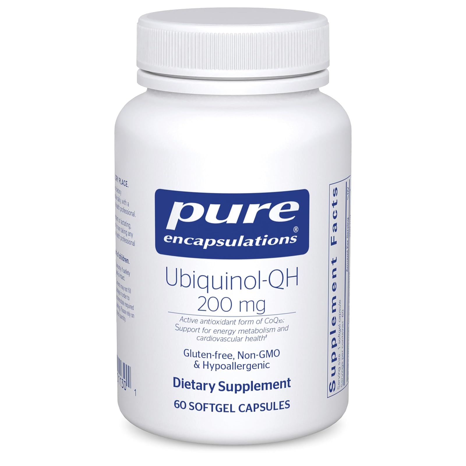 Pure Encapsulations Ubiquinol-QH softgels