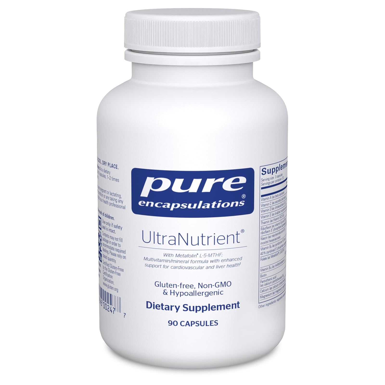 Pure Encapsulations UltraNutrient multivitamins